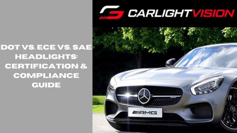 Faros LED DOT vs. ECE vs. SAE: Explicación de los estándares
