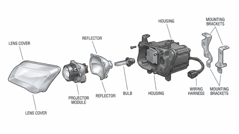 Parts of a Headlight Explained: The Complete Guide