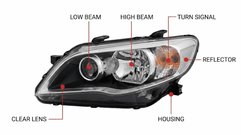 Parts of a Headlight Explained: The Complete Guide
